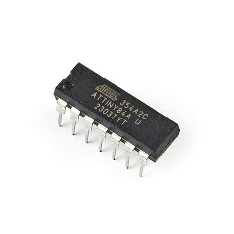 Avr® 14 Pin Attiny Microcontroller Ic 8 Bit 20mhz 8kb 4k X 16 Flash Sparkfun Electronics