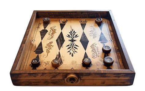 Premium Photo Navigating The Backgammon Board On White Background