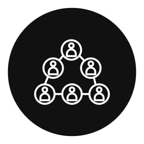 Team Network Vector Illustration Premium Vector