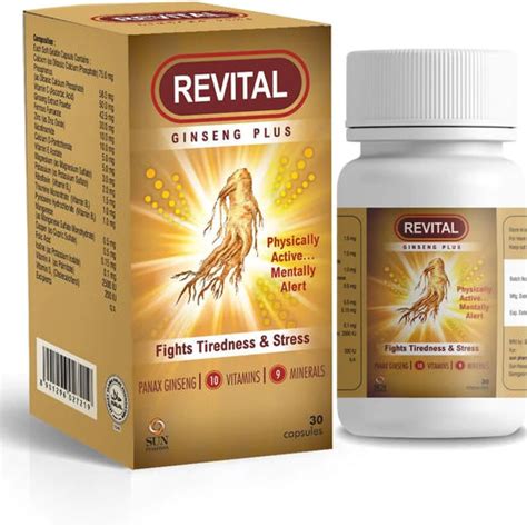 Revital Ginseng Plus Cap 30s Med7 Online