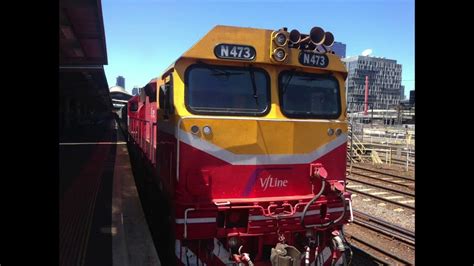 V Line N Class Trains At Southern Cross Station Slideshow December 3