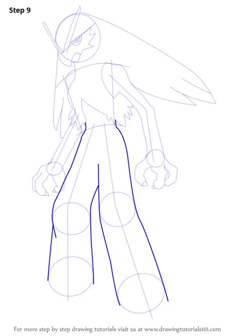 How To Draw Blaziken From Pokemon Pokemon Step By Step