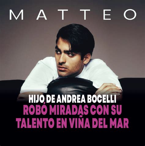 HIJO DE ANDREA BOCELLI ROBÓ MIRADAS CON SU TALENTO EN VIÑA DEL MAR MYRTHA TV