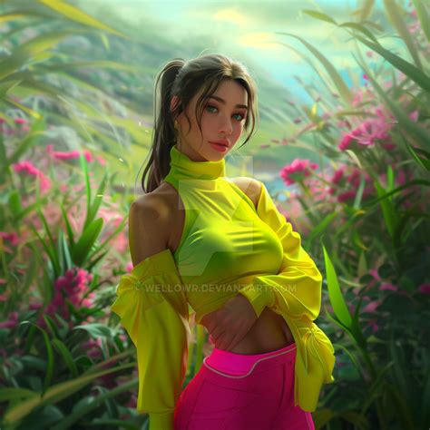 Pink And Yellow Posing By Wellowr On Deviantart