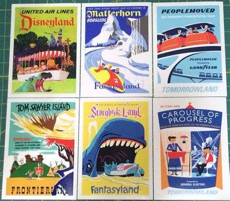 17 Best Images About Disneyland Attraction Posters On Pinterest
