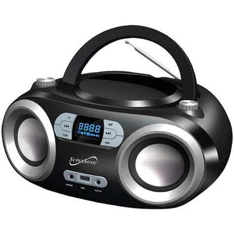 Supersonic Portable Bluetooth Audio System 98593236m The Home Depot