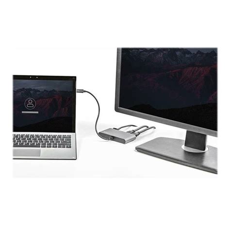 Thunderbolt 3 Mini Dock Portable Dual Monitor Tb3 Laptop