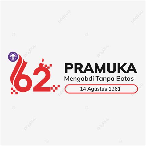 Scout Day Logo 62 Years Serving Without Limits Vector Scouting Day