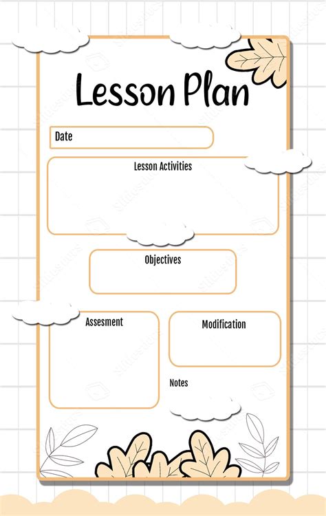 White Plan Checklists Pastel Lesson Cute Word Template And Google Docs