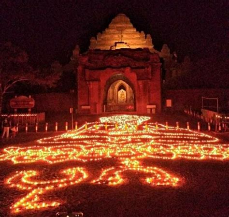 ပုဂံ ညောင်ဦးရှေးဟောင်းယဉ်ကျေးမှုဇုန်ရှိ ဘုရားများဆီမီးပူ ဇော်က