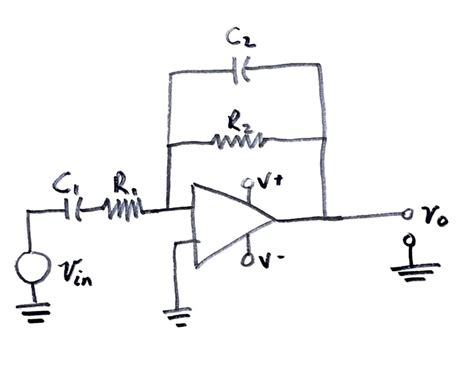 Solved Design A Bandpass Filter With A Gain Of 20 Lower