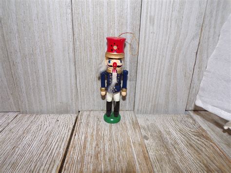 Nutcracker Tiny Wood Nutcracker Vtg Knickknack Kitschy Home Decor