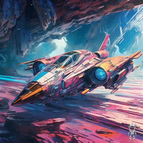 Artstation Colorful Jet Plain Collections In 4k Artworks