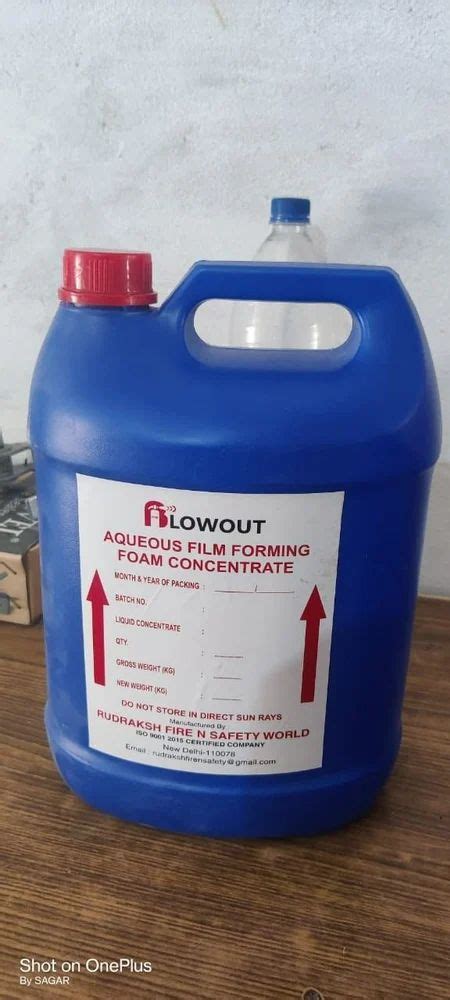 Fire Fighting Foams Afff Capacity 540 Ml To 200 Ltr Type 3 And Type