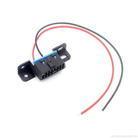 Obd Ii J1962 Female Replacement Connector With 16 Female Wire Sockets For Vehicles With Power