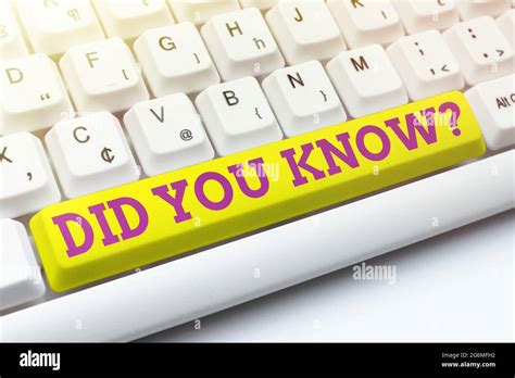 Writing Displaying Text Did You Know Question Business Showcase When You Are Asking Someone If