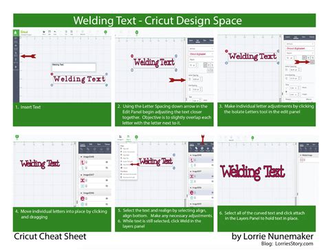 Free Printable Cricut Cheat Sheets Printable