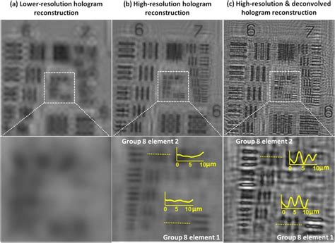 lensfree on chip imaging results obtained with a 6 8 mm ccd image