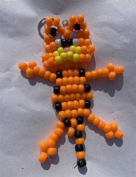 Garfield Kandi Keychain By Garfieldsdad Kandi Photos On Kandi Patterns
