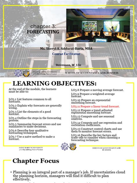 Chapter 03 Forecasting Pdf