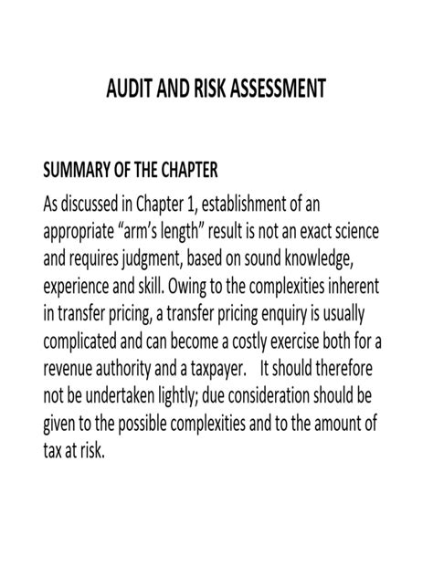 Audit Assessment Chapter Pdf