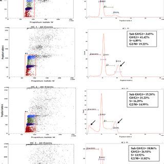 Cell Cycle Analysis Cell Cycle Distribution Analysis After Treatment Download Scientific