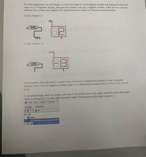 Solved For This Assignment We Will Design A Circuit That Chegg