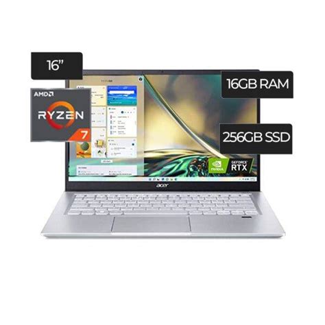Acer Swift X Sfx G R Ryzen U Gb Gb Rtx Ti Nk K