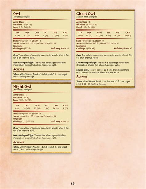 Growing Pets and Animals Statblocks - JonnyDM | Dungeon Masters Guild