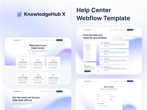 Knowledgehub X Webflow Ecommerce Website Template