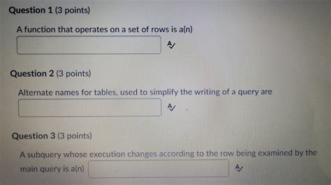 Solved Question 1 3 Points A Function That Operates On A