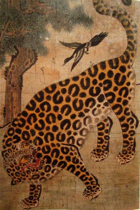 그림 속 호랑이 이야기 4 까치와 호랑이가 대립하는 까닭은 민화 페인트 그림