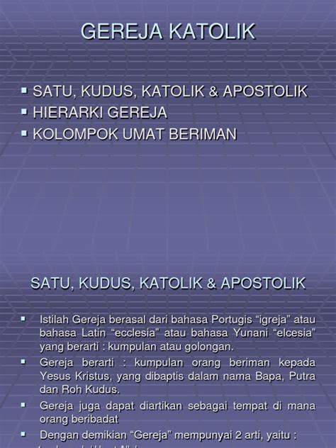 Gereja Katolik Hirarki Pdf