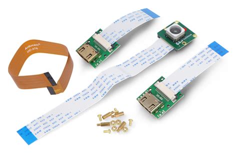 64MPx Camera With Autofocus For Raspberry Pi CSI HDMI Adapter