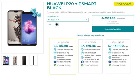 Precios Del Huawei P20 P20 Pro Y P20 Lite En Movistar Entel Bitel Y