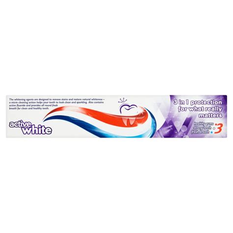 Buy Aquafresh Active Whitening Toothpaste 75ml Chemist Direct