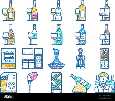 Wine Glass Alcohol Winery Icon Hand Drawn Stock Vector Image And Art Alamy