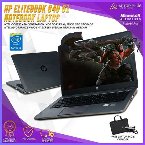 Hp Elitebook Notebook Laptop Intel And Amd Processor Gb Ram Ddr Gb Ssd Free Bag And