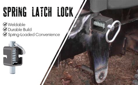 Spring Latch Lock Weld On Spring Latch Assembly Trailer