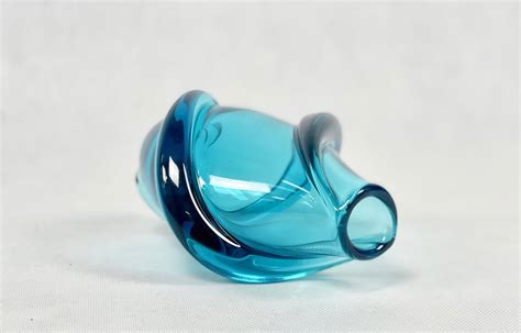 Art Glass Vas Attributed To Frantisek Zemek For Železny Brod 1950s For