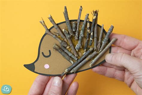 Igel Basteln Mit Vorlage Zum Ausdrucken 2 Bastelideen Wunderbuntde