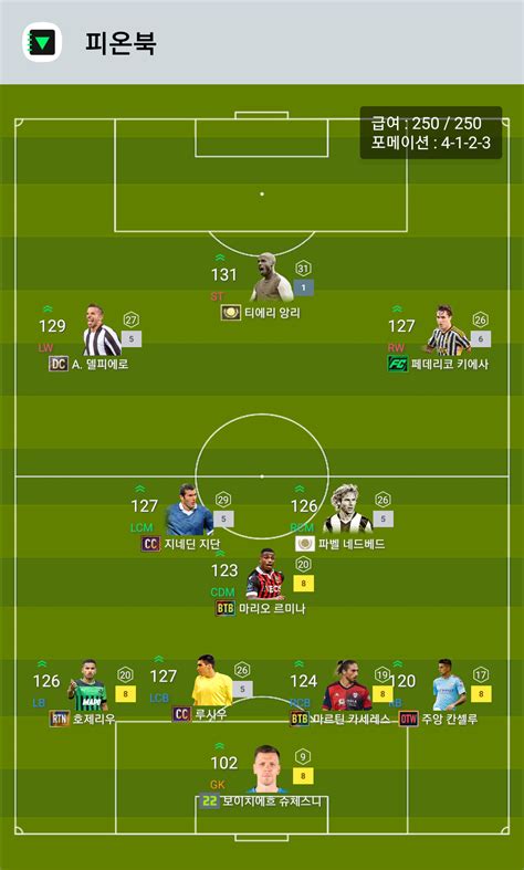 재미로 해보는 스쿼드 대결 12조스쿼드 뮌헨vs 유벤투스 Ea Fc 온라인 에펨코리아