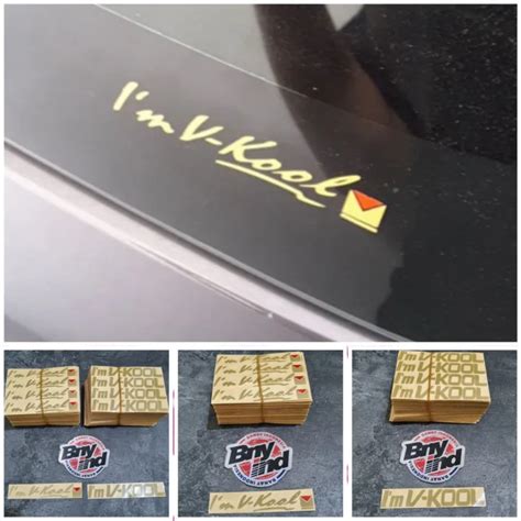 Sticker Stiker Im Vkool Am V Kool Cutting Lazada Indonesia
