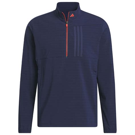 Adidas Ultimate 365 Tour Wind Rdy Zip Neck Windproof Jacket Collegiate Navy Scottsdale Golf