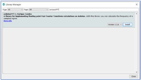 fast fourier transform fft on arduino
