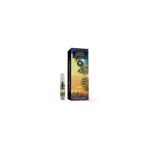 Canna Hemp Cbd Vape Cartridge Sunset Sherbet Sunnyy