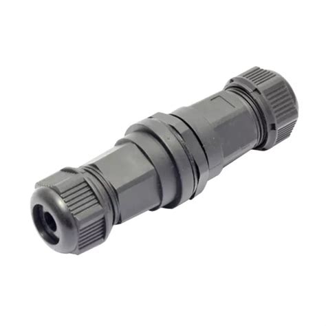 Shielded Waterproof Portable Black Ethernet Coupler Rj45 Nylon Network