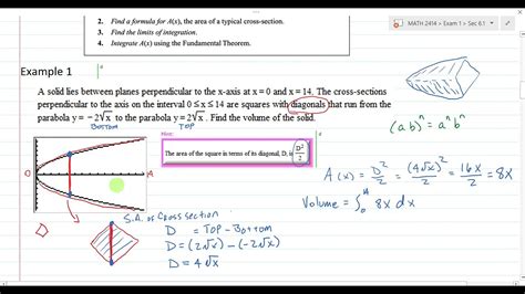 Sec 6 1 Volumes Using Disk And Washer Method Youtube