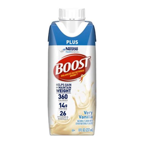 Oral Supplement Boost Plus Creamy Strawberry Flavor Liquid 8 Oz Carton