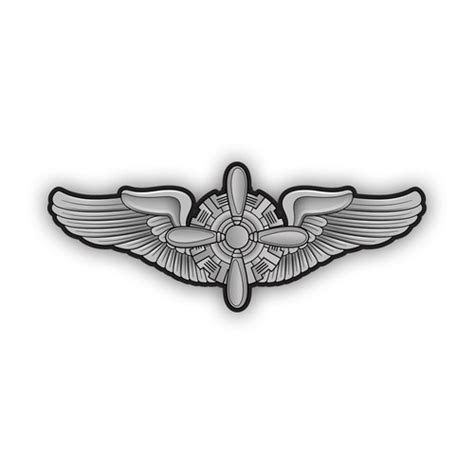 Flight Engineer Badge Fe Wings Sticker Decal Weatherproof Aviator